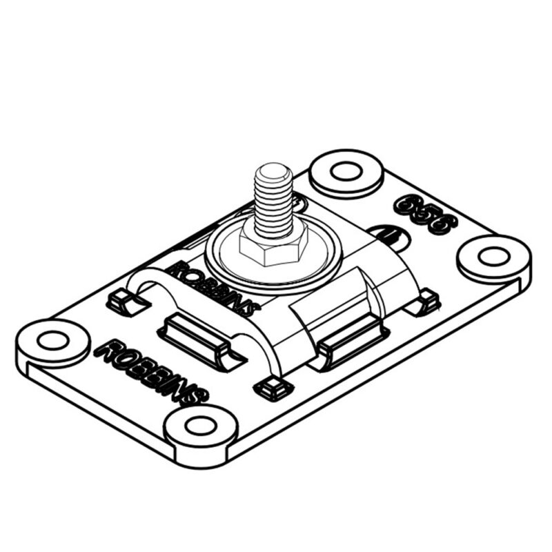 1010 HD Bronze 9.25 SQ IN Bonding Plate - Robbins Lightning