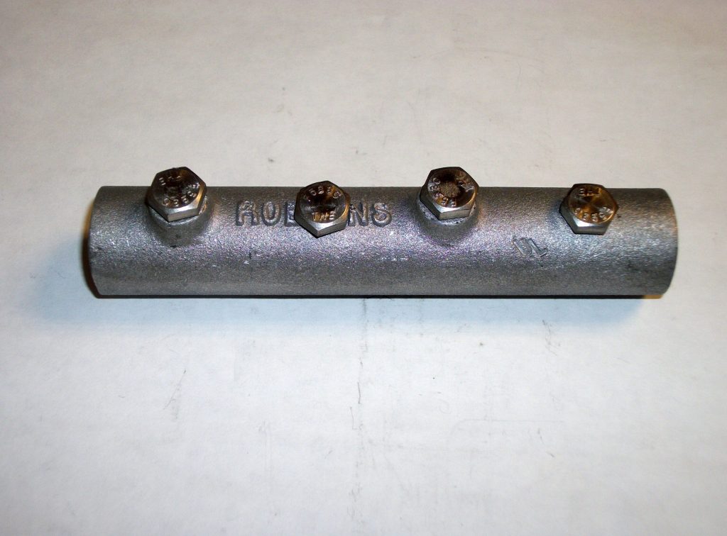 A65A Straight Cable Splicer - Aluminum - Robbins Lightning