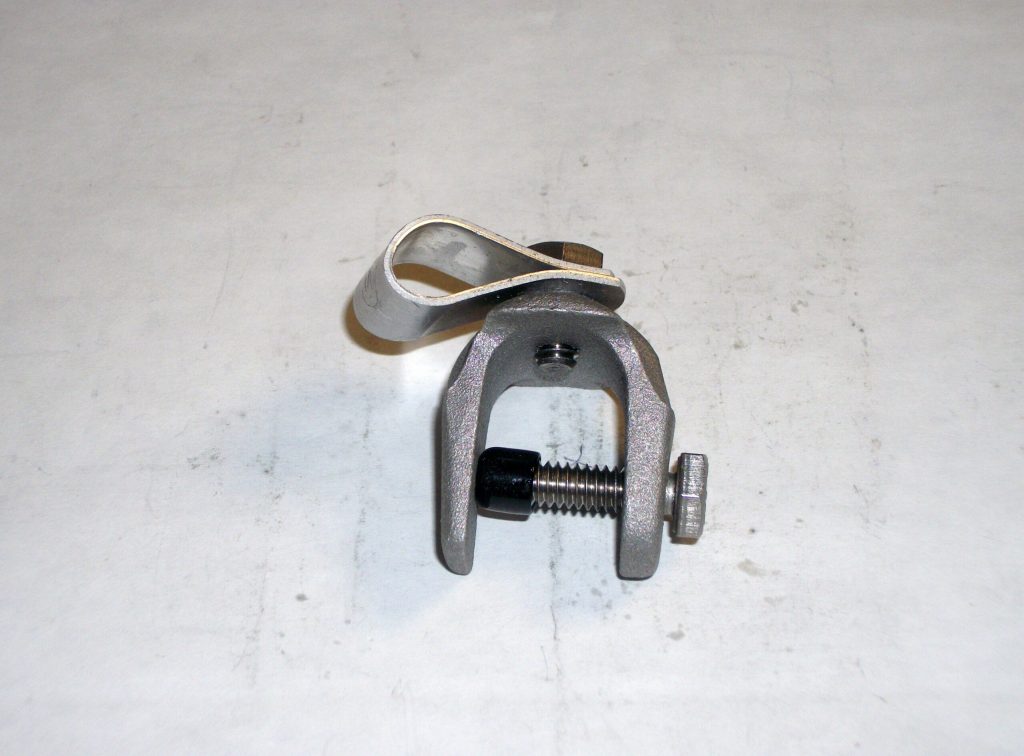 Alum 1-Bolt Standing Seam Conductor Support - Robbins Lightning