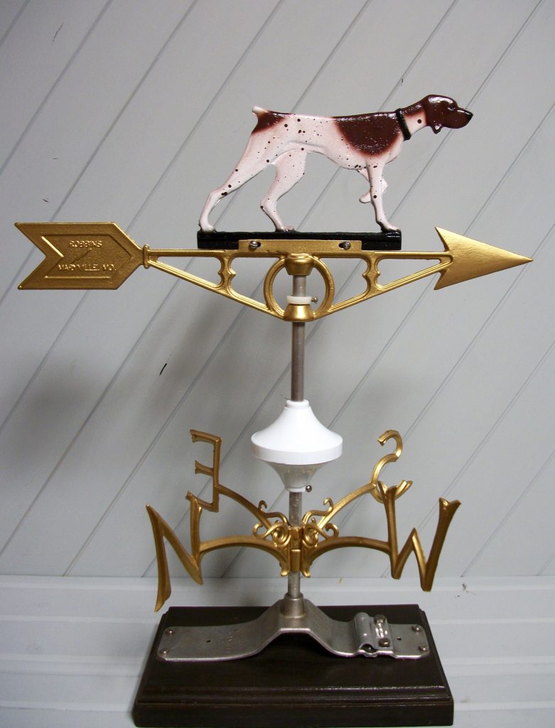 512 German Shorthair Weather Vane - Robbins Lightning