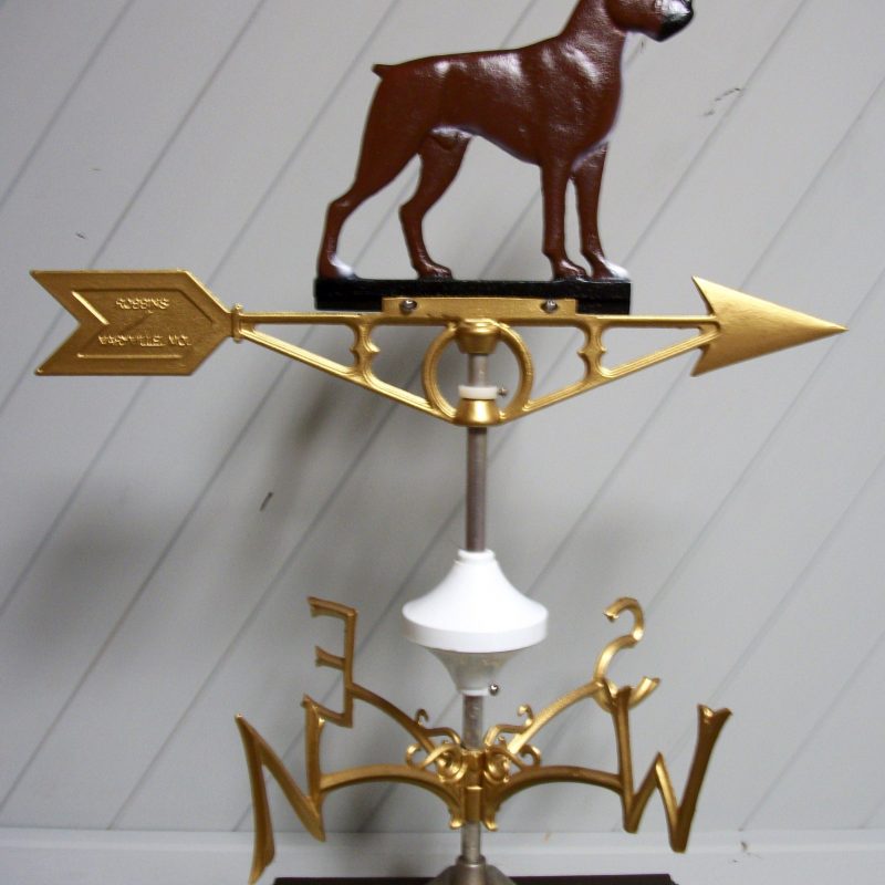 573 Standard Witch On A Broom Weather Vane - Robbins Lightning
