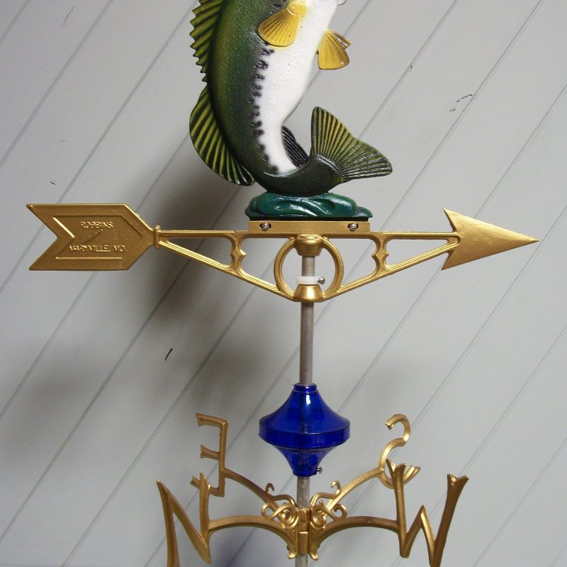 573 Standard Witch On A Broom Weather Vane - Robbins Lightning